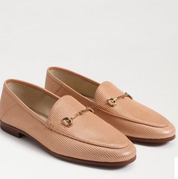 Sam Edelman | Shoes | Sam Edelman Loraine Leather Peach Flats Loafers ...